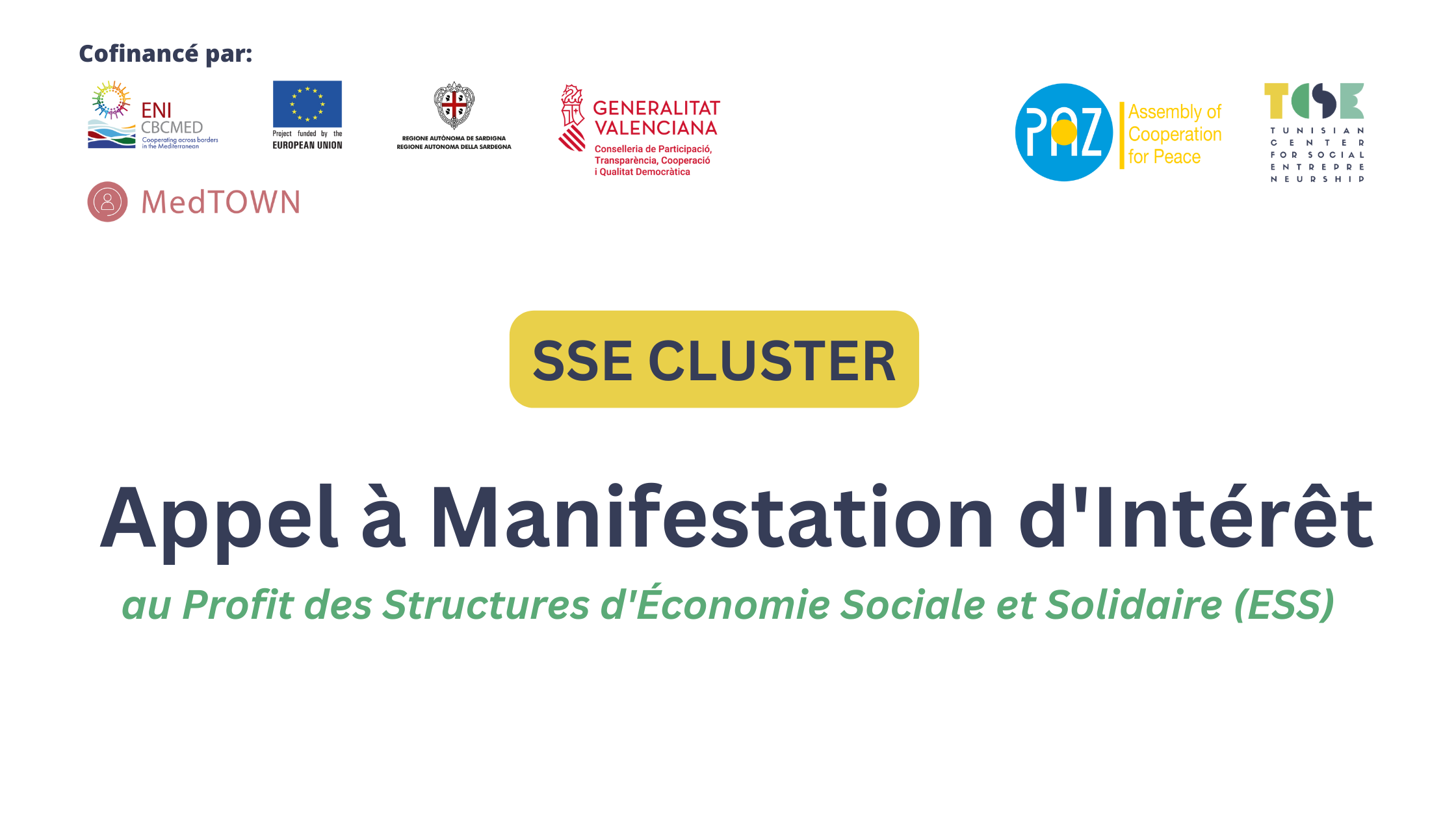 Appel à Manifestation d'Intérêt au Profit des Structures d'Économie ...